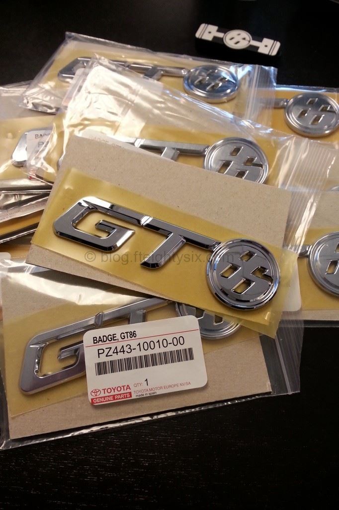 GT86 Badge - Toyota. Speed Industry | Aftermarket Performance Parts Store
