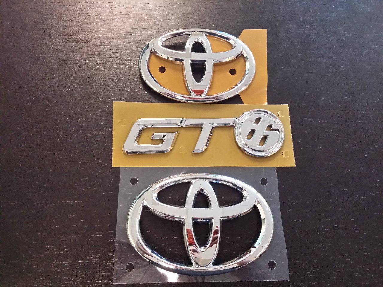 Toyota GT86 Conversion Badge Kit for FR-S! Genuine (OEM) Toyota Badges ...
