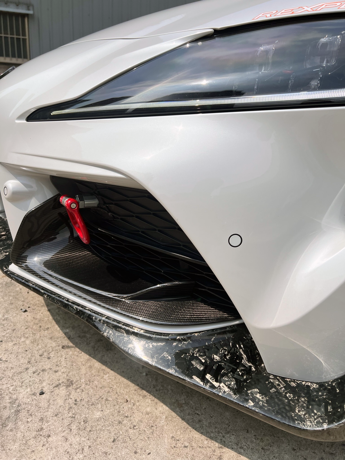 Rexpeed Supra GR 2020+ Dry Carbon Lower Front Bumper Covers. Speed ...