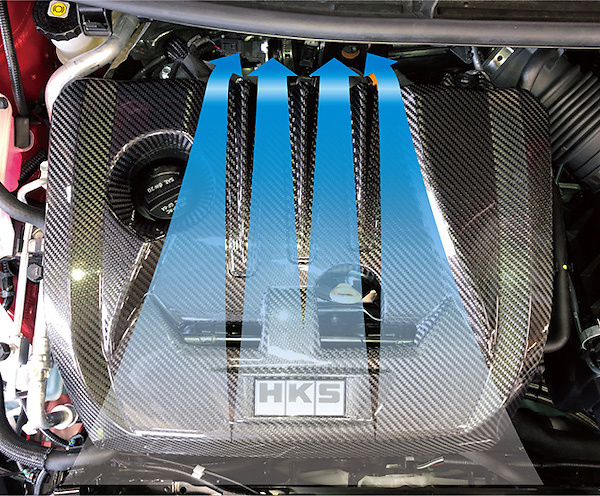 HKS Dry Carbon Engine Cover - 2023+ GR Corolla. Speed Industry ...