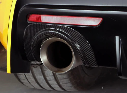 Rexpeed Dry Carbon Rear Bumper Exhaust Shields (Pair) - 2020+ GR Supra ...