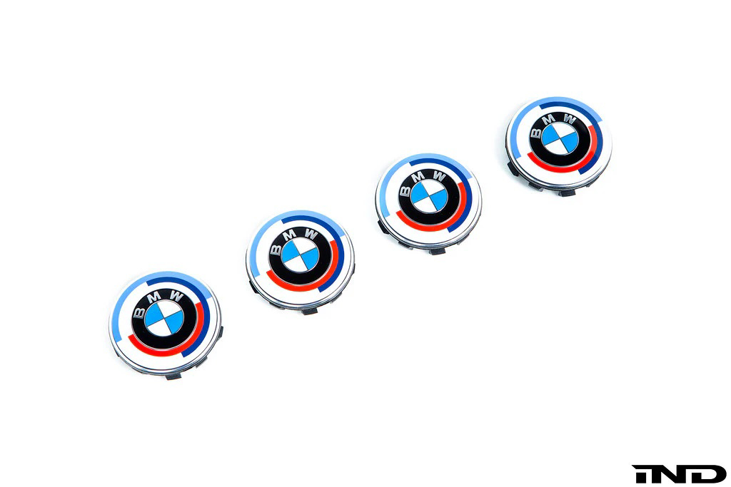 BMW M Performance 50th Anniversary Heritage Wheel Center Cap Set. Speed ...