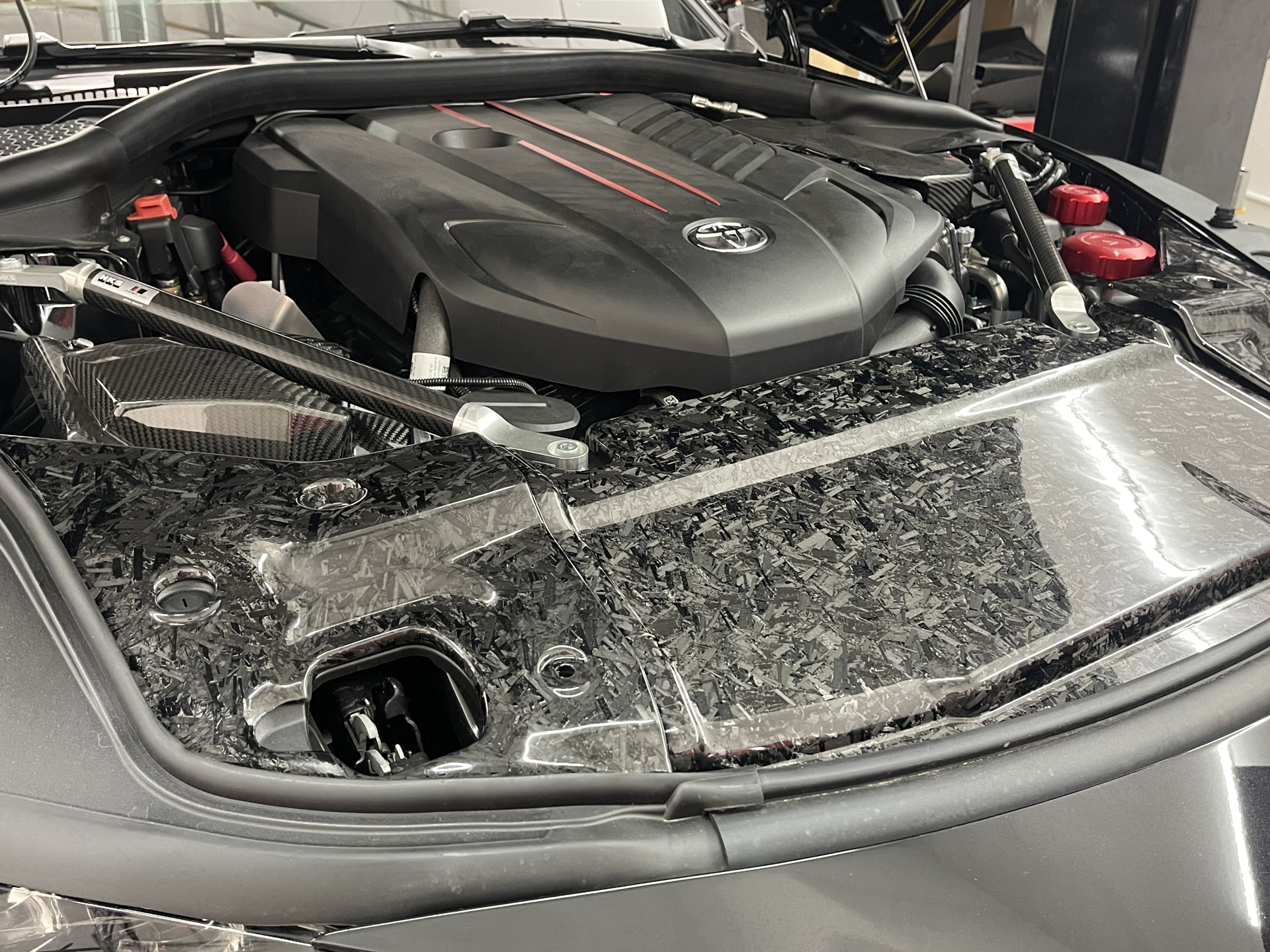 Rexpeed Supra 2020+ Gloss Forged Carbon Fiber Cooling Plate. Speed ...