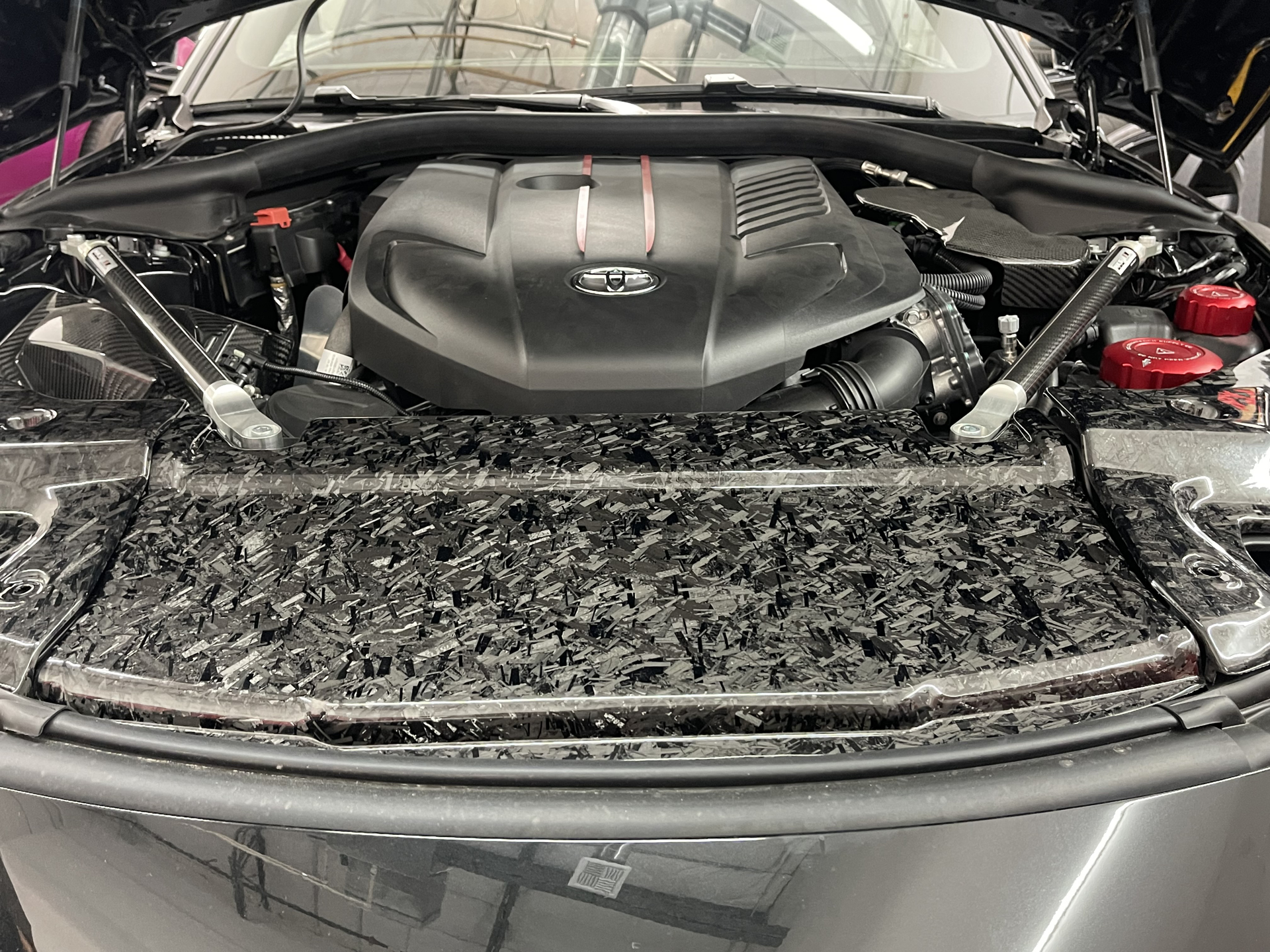 Rexpeed Supra 2020+ Gloss Forged Carbon Fiber Cooling Plate. Speed ...