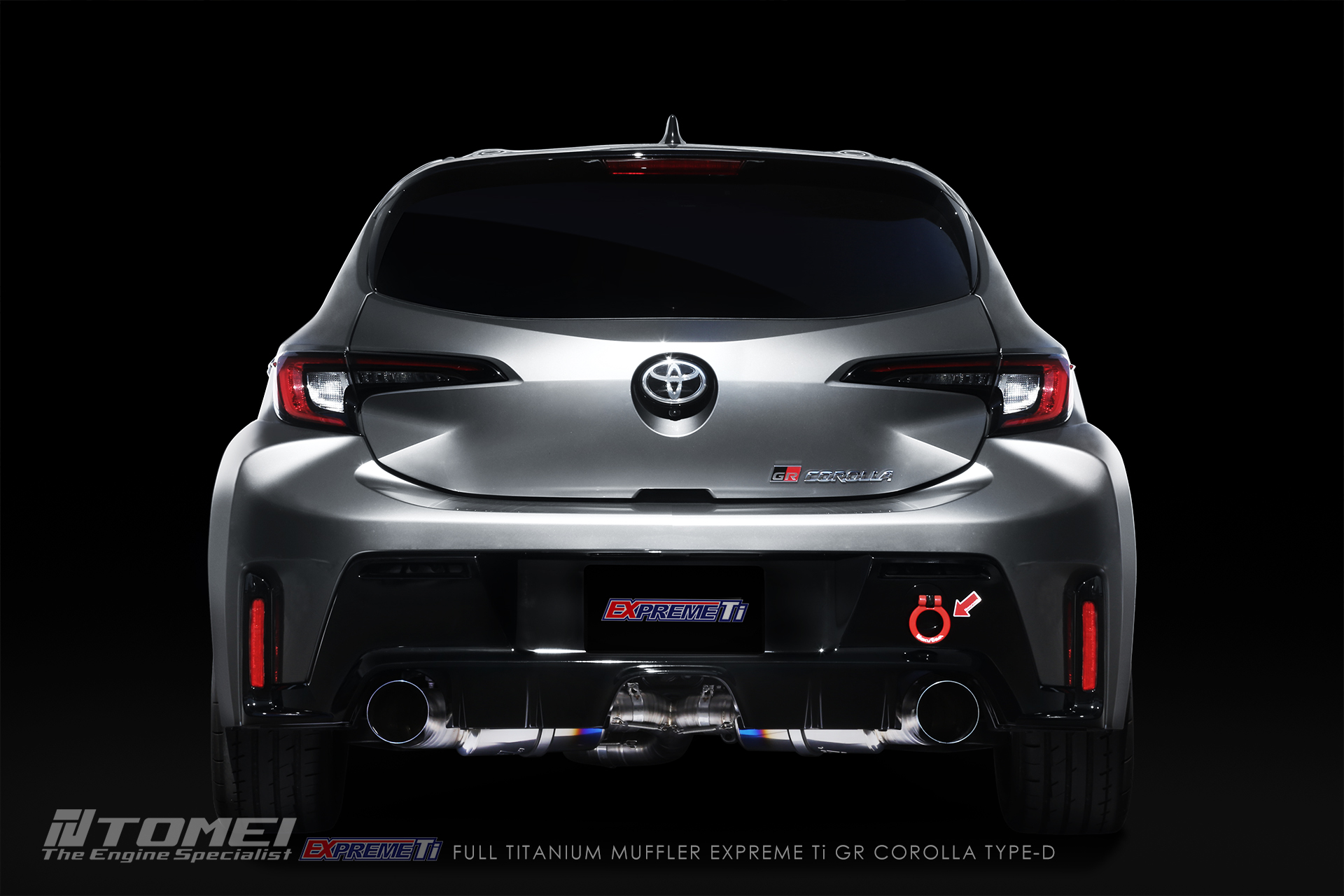 Tomei GR Corolla Full Titanium Expreme Ti Type-D - 2023+ GR Corolla ...