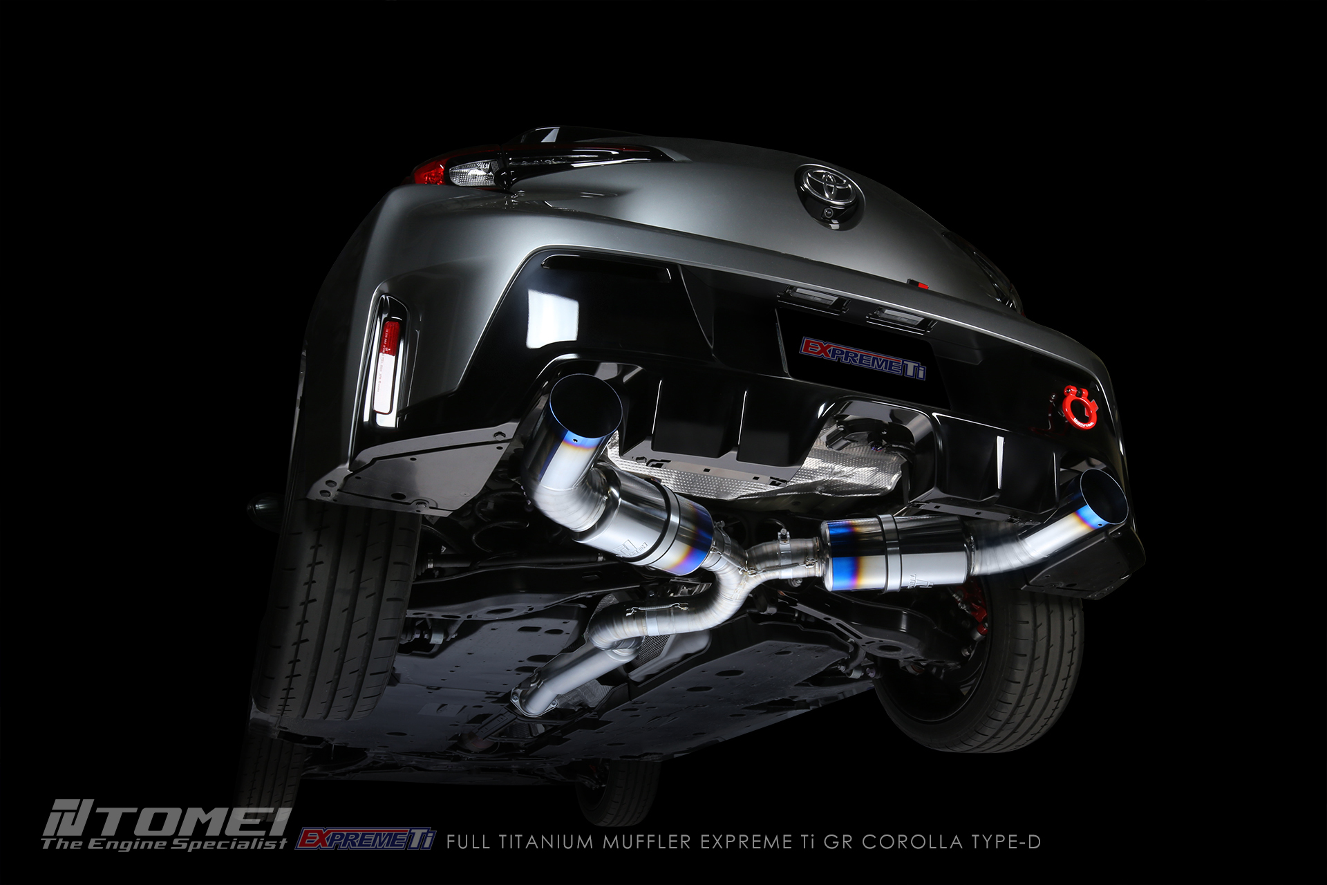 Tomei GR Corolla Full Titanium Expreme Ti Type-D - 2023+ GR Corolla ...