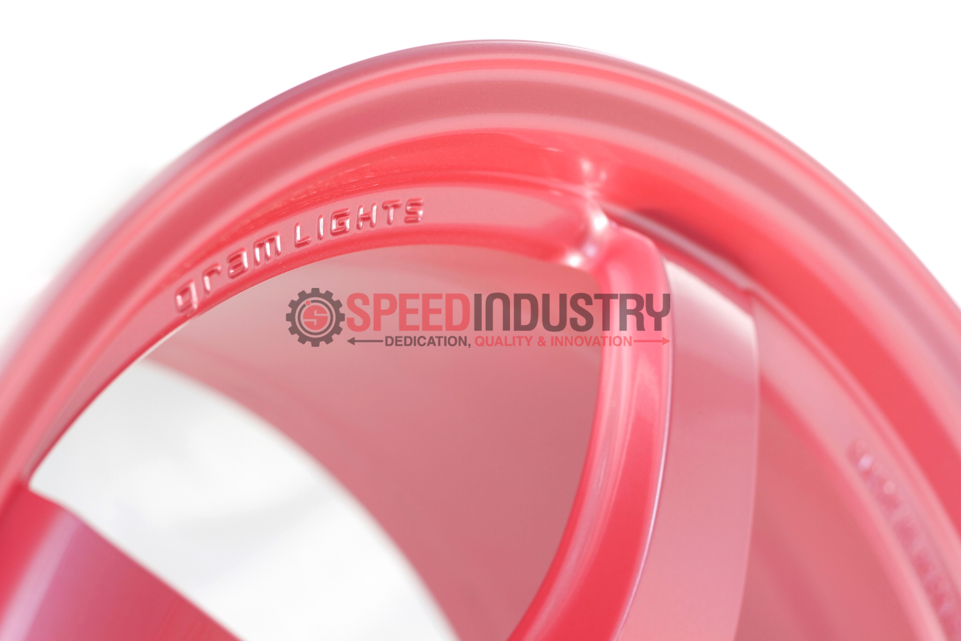 Gram Lights 57CR 18X9.5 +38 5x100 Sakura Pink Wheel. Speed Industry ...