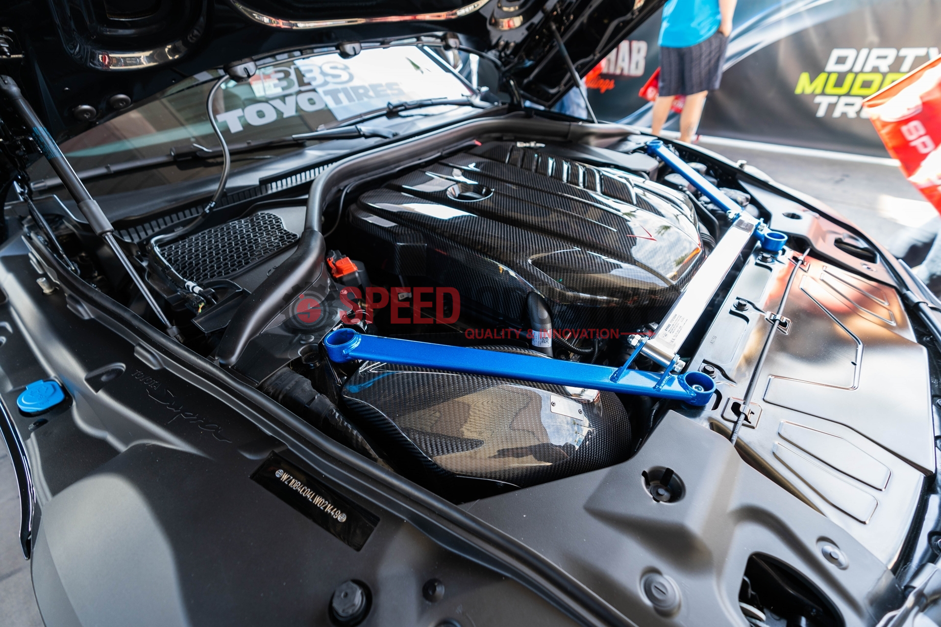 Eventuri A90 Supra Carbon Engine Cover. Speed Industry | Aftermarket ...