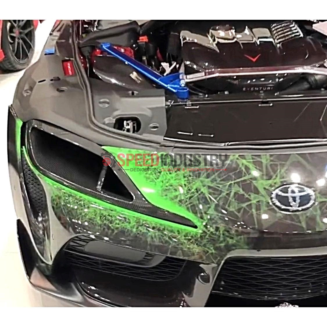 Eventuri A90 Supra Carbon Headlight Scoop. Speed Industry | Aftermarket ...