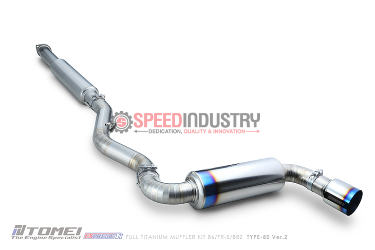 Tomei Full Titanium Muffler Kit Expreme Ti Type-80 Ver.2 - 2013-2020 ...